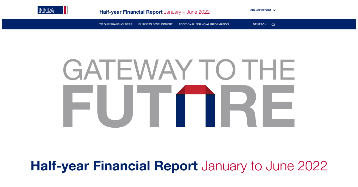 HHLA-Half-year Financial Report January – June 2022 - Home